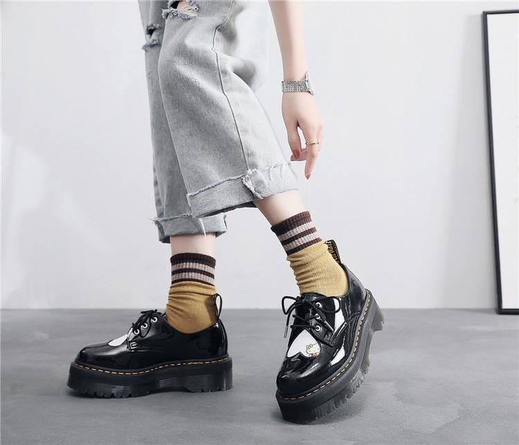 Hello kitty doc martens (dupe) – HyuniStore